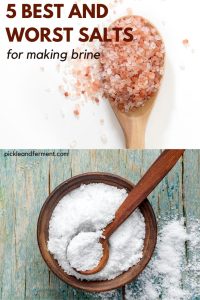 5 Best And Worst Salts For Making Brine – Pickle & Ferment